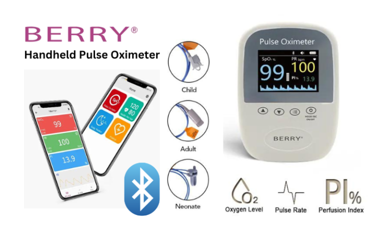 BERRY HAND-HELD PULSE OXIMETER BM1000A | Meg Medius