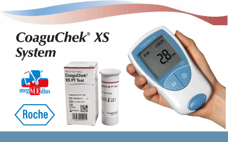 CoaguChek® XS System – PT/INR Test Machine by Roche | Meg Medius