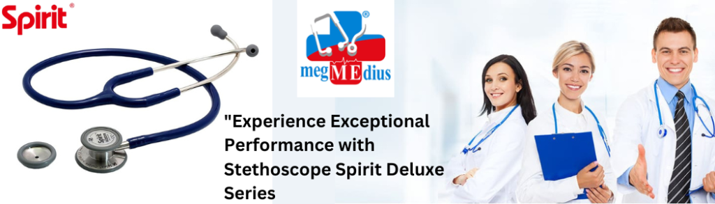 Dual Head Stethoscope Spirit Deluxe Series CK-SS601PF | Meg Medius