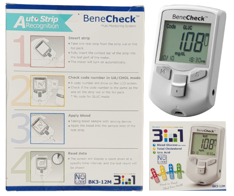 Benecheck 3 in 1 Multi-Monitoring Meter | Meg Medius