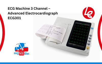 ECG Machine 3 Channel – Advanced Electrocardiograph ECG301 | Meg Medius