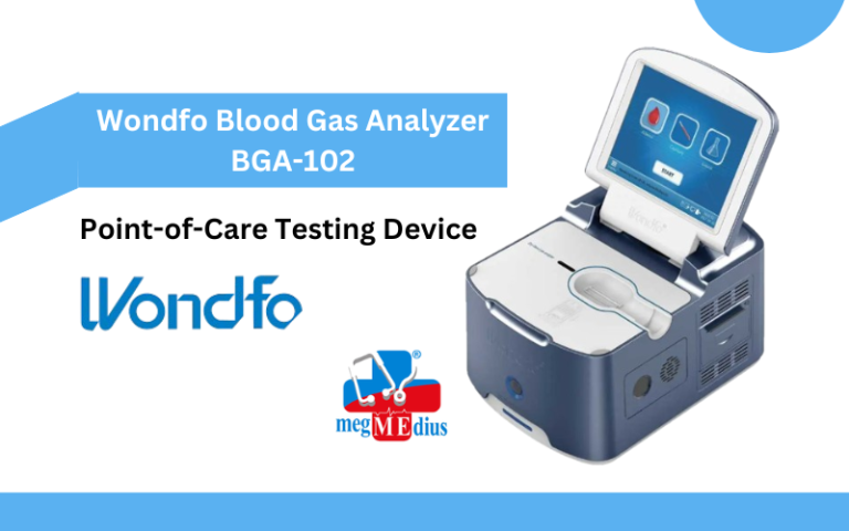 Wondfo Blood Gas Analyzer BGA-102 Point-of-Care Testing Device | Meg Medius